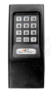 Multicode Garage Door Opener Hard Wired Digital Keypad 4100 | AAARemotes